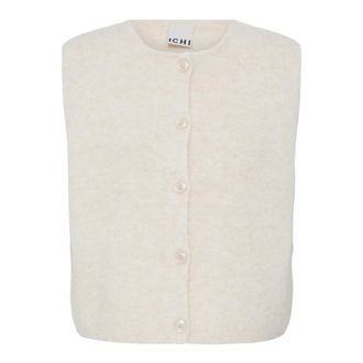 Ichi Strickware - - Knitwear - Damen - Grau - M