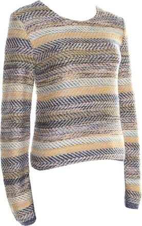 Chlo&eacute; pull ray&eacute; - Tons neutres
