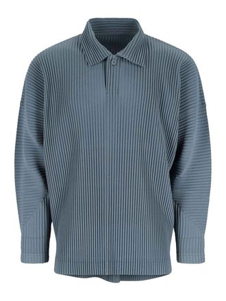 Homme Plissé Issey Miyake Poloshirt - Blau