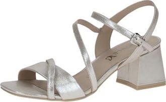 Caprice Femme Damen 9-28300-44 Sandale à Talon, Taupe Sue.Met, 39 EU