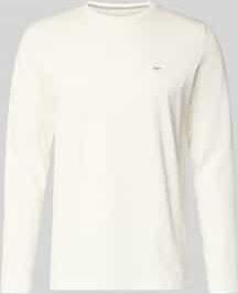 Fynch-Hatton Longsleeve mit Rundhalsausschnitt und Logo