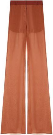 Nensi Dojaka Pantalon flare en soie