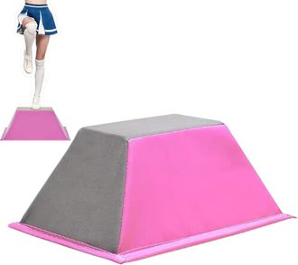 Generic Cheer Stunt Stand Für Flyer - Tragbarer Cheer Stunt Stand,Verstärker Anti-Slip Trapezform Matte Für Kernkraft Und Koordination Für Kinder Und Erwachse