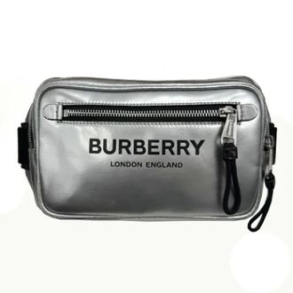 Burberry Pre-owned Toile sacs-bandouliere - Femme - Pre-owned - Gris - Taille: ONE Size