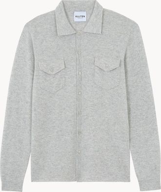 Kujten Chemise cachemire homme poches poitrine - Chemise Julius