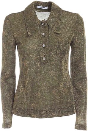Vivetta Poloshirt - Metallic