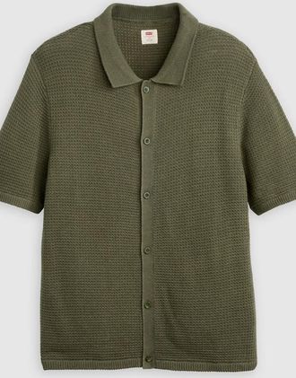 Levi's Woodside Camp Shirt - Herren - Grau / Grau