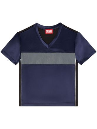 Diesel t-shirt T-race - Bleu