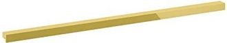 Elita Handhaben Griff QUADRA Golden Hochglanz 40cm Badezimmermöbel Schränke öffnen Wohnzimmergriff Küchengriff Schlafzimmermöbel Griff Schrank Knopf Kommode