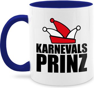 Shirtracer Tasse Tassen 325ml - Karneval & Fasching - Karnevals Prinz - 325 ml - Dunkelblau - karnevalstasse fasching- faschingstasse carnevale fasnetbecher fasc