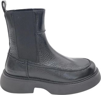 Copenhagen Bottine Chelsea en cuir verni - Femme - Chaussures - Noir - Taille: 38 EU