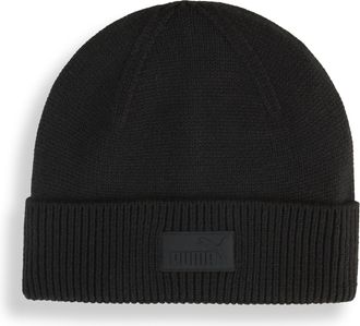 Puma Bonnet couronne basse avec &eacute;cusson en caoutchouc Essentials Elevated, Accessoires, Noir, OSFA