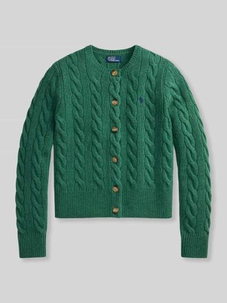 Polo Ralph Lauren Regular Fit Strickjacke aus Wolle mit Kaschmir-Anteil