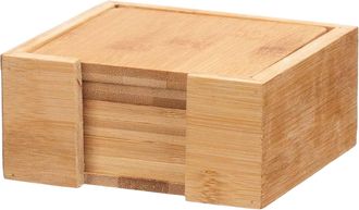 San Ignacio Set mit 6 quadratischen Bambus-Untersetzern, Kollektion Kinvara