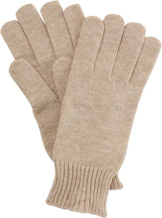 Tom Tailor Damen 1048061 Handschuhe aus Rippstrick, 38230-Boucle Beige Melange, One Size