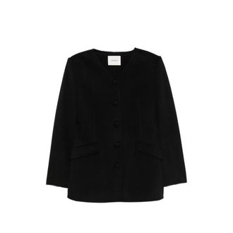 Lisa Yang V-neck Single-breasted Coat