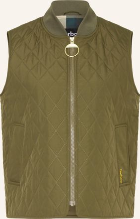 Barbour Steppweste Roeburn gruen