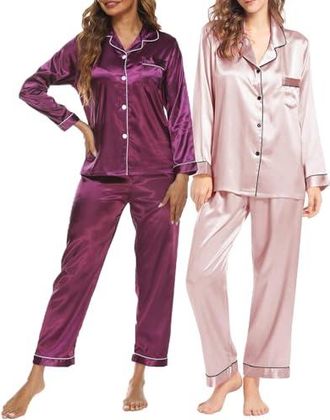 Generic HUIFUAO Pyjama Femme Pyjama Femme ete Pyjama Femme Coton Pyjama Short Femme Pyjama Femme Hiver Ensembles de Pyjama Femme Bas de Pyjama Femme Pyjama Fe
