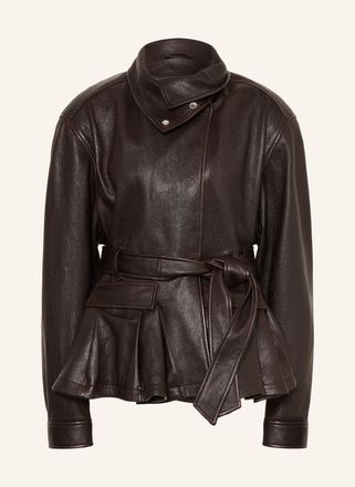 ARAKII Arakii Lederjacke braun