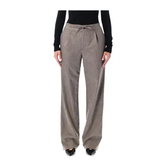 Loulou Studio Damen, Hosen, Braun, 2XSGr&ouml;&szlig;e