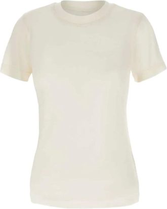 Filippa K T-shirt en Lyocell et cachemire - Femme - Tops - Blanc - Taille: 42 FR