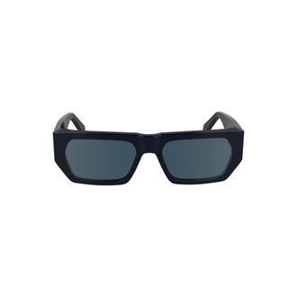 Calvin Klein Blau Azetat Damen Sonnenbrille - - Accessories - Damen - Blau - ONE SIZE