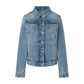 Pepe Jeans London Schmale Denimjacke - - Jackets - Damen - Blau - XS