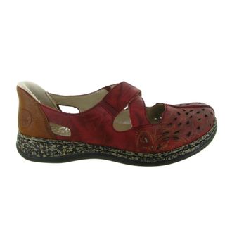 Rieker Damen, Schuhe, Rot, 40 EUGr&ouml;&szlig;e
