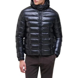 Colmar Gl&auml;nzende Daunenjacke mit abnehmbarer Kapuze - - Jackets - Herren - Schwarzk - 2XL