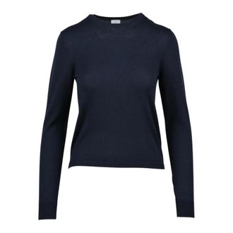 Eleventy Rundhals-Strickpullover - - Knitwear - Damen - Blau - XS