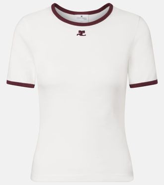 Courrèges Courrèges T-shirt Signature en coton à logo