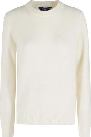 K-Way Femme, Pulls, Blanc, Taille: 42 FR Clarisse Wool Stretch
