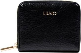 Liu Jo Femme, Accessoires, Noir, Taille: ONE Size Portefeuille Textur&eacute; Zipp&eacute;