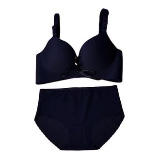 Generic Ensemble de sous-v&ecirc;tements Soutien-gorge rouge Bretelles brillantes Dos Trois de boucles Bretelles &agrave; double &eacute;paule amovibles avec fines bretelles &eacute;pai