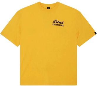 Deus Homme, Tops, Jaune, Taille: M Canggu Sign Tee