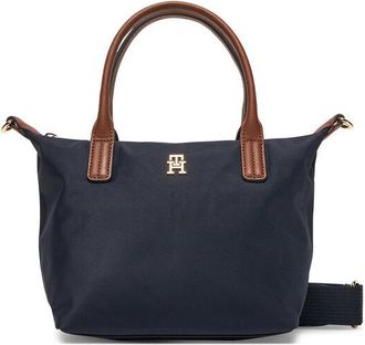 Tommy Hilfiger Handtasche Popette Mini Tote AW0AW17709 Dunkelblau