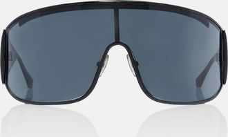 Loewe Lunettes de soleil Speed &agrave; logo