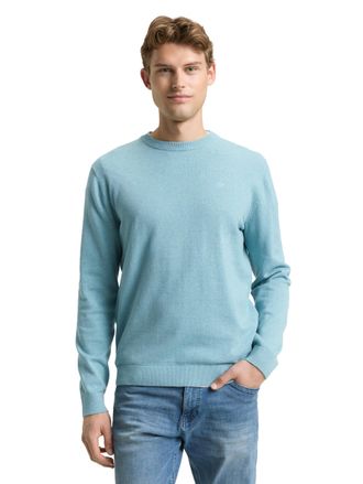 Tom Tailor Tom Tailor Herren 1039805 Pullover, 39104 - Tourmaline Melange, XXL
