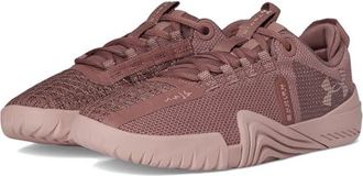 Under Armour Femme Tribase Reign 6 Basket, Brume Marron/Rose Tourmaline/Blanc, 39 EU