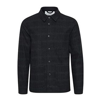 Casual Friday Jeux Checked Shacket Veste, 194013/bleu Marine fonc&eacute;, M Homme