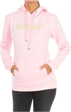 North Sails Kapuzenpullover mit verstellbarer Kordel - - Sweatshirts & Hoodies - Damen - Rosa - XL