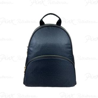 Borbonese Femme, Sacs, Noir, Taille: ONE Size Zaino Medium