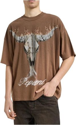 Represent Represent, Homme, Tops, Brun, Taille: L Graphic T-Shirt
