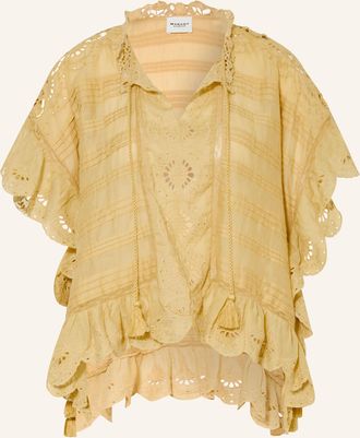Isabel Marant Marant &Eacute;toile Blusenshirt Payton Mit Lochspitze beige