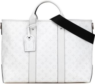 Louis Vuitton Sac de voyage imprim&eacute; doccasion - Femme - Pre-owned - Blanc - Taille: ONE Size