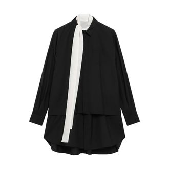 sacai Damen, Kleider, Schwarzk, MGr&ouml;&szlig;e