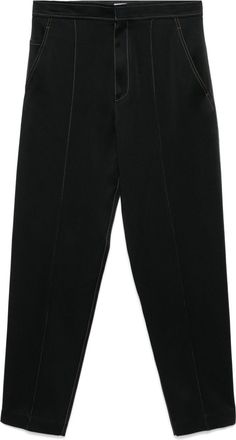 Brunello Cucinelli Hose aus Satin - Schwarz