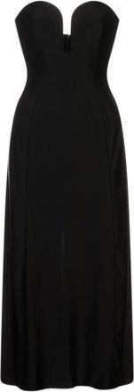 Paco Rabanne Femme, Robes, Noir, Taille: 40 FR Robe Midi Coeur