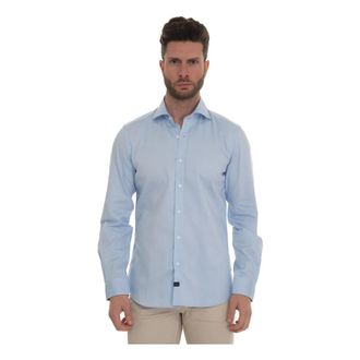 Fay Dress shirt - - Shirts - Herren - Blau - M