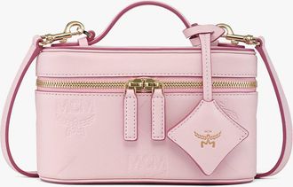 MCM Aren Kosmetiktasche aus Leder mit Maxi-Monogramm